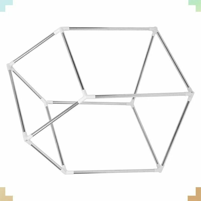 1 компл. Структура Easy Assembly Kit Детский металлический каркас для игровой палатки