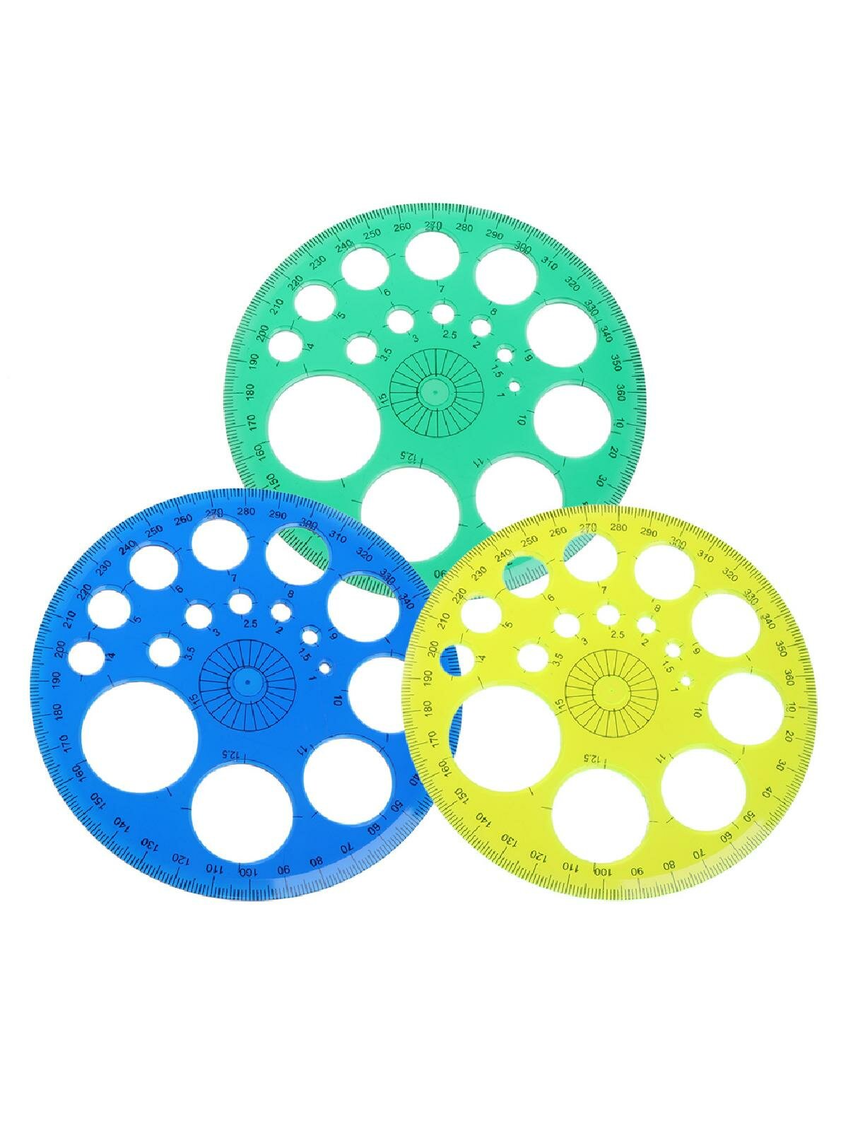 Транспортир с полным кругом на 360 градусов-случайный