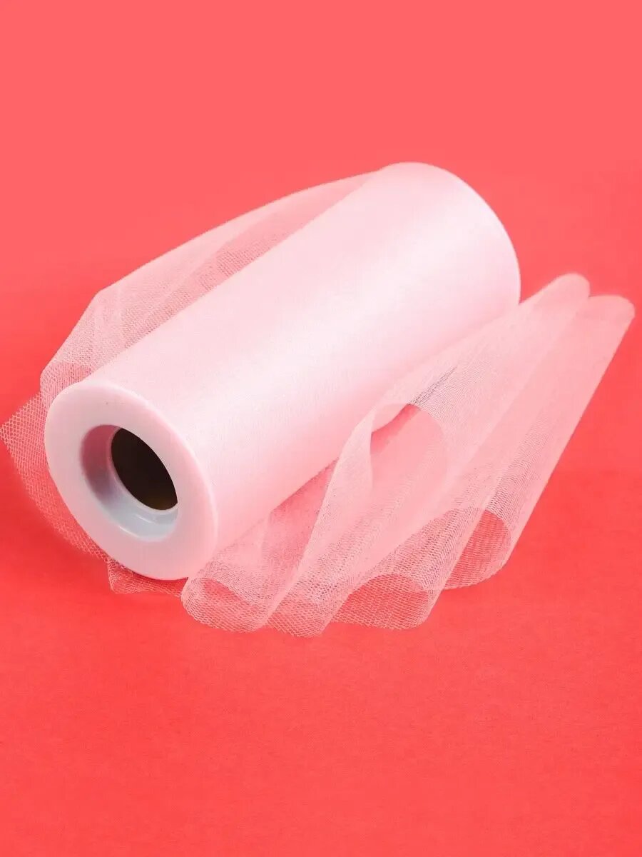 Фатин в шпульках для рукоделия 22 м