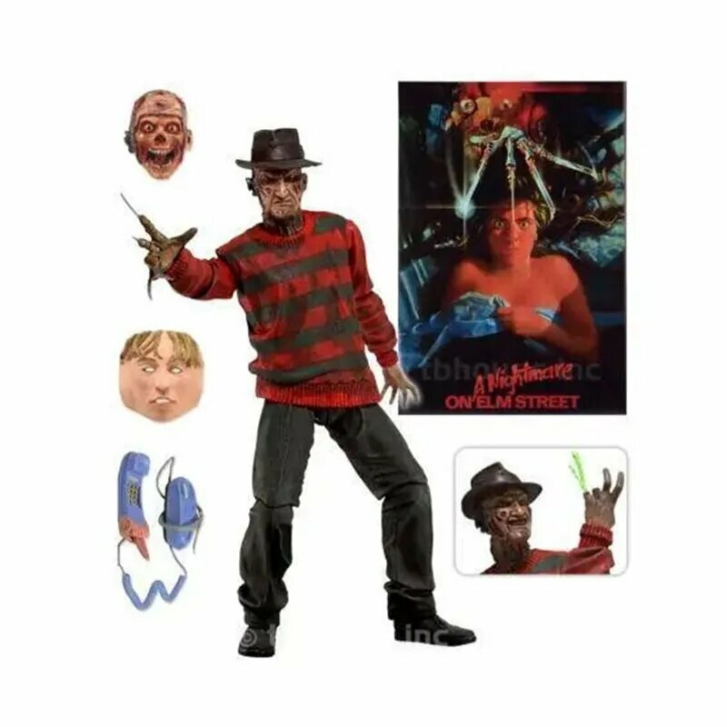 Фигурка Кошмар на улице Вязов, Фредди Крюгер / A Nightmare on Elm Street, Freddy Krueger (18см)