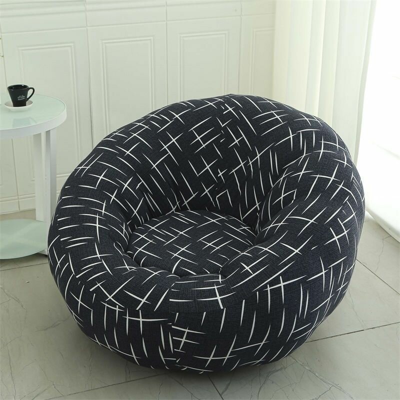 Универсальный растягивающийся чехол для дивана в виде тыквы, чехол для ленивого кресла, круглый чехол для дивана, чехол для мешка с фасолью, полное покрытие, новый чехол для одиночного табурета