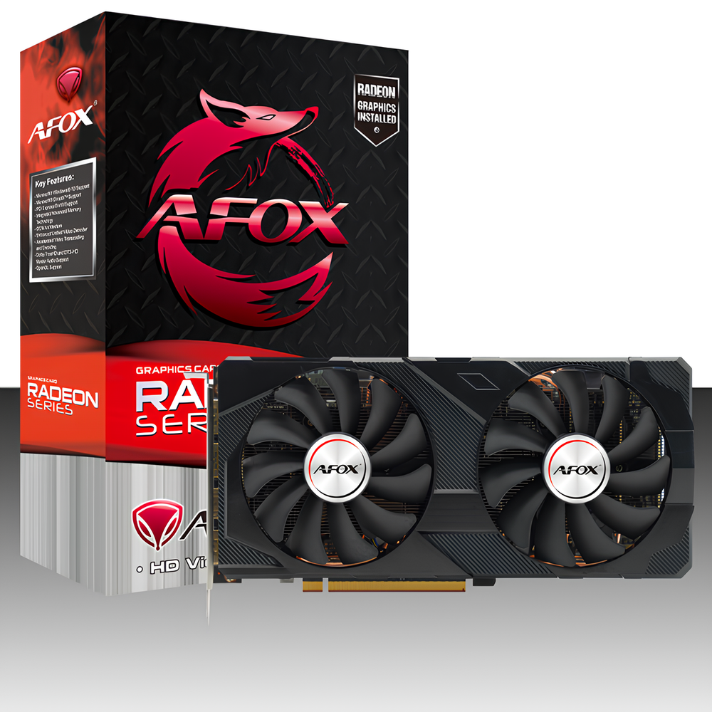 Видеокарта Afox RX5700XT 8GB GDDR6 256bit 3xDP HDMI 2FAN RTL