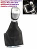 Ручка КПП для Ford Focus MK2 C-Max Fiesta Kuga 2005-2012 ABS пластик Искусственная кожа Серебристый