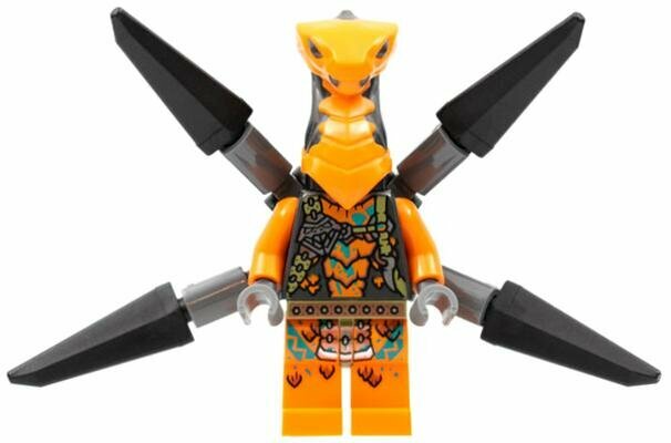 Минифигурка Lego njo0723 Viper Flyer - Dark Bluish Gray Bar Holders