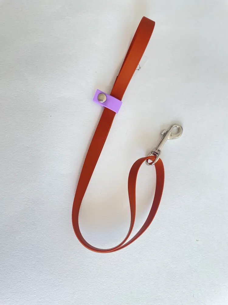 Ринговка груминг из биотана , ширина 15 мм, длина 50 см, коричневый