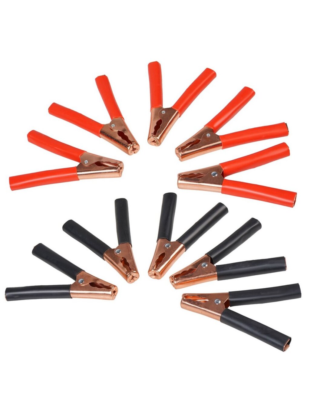 Зажим АКБ AIRLINE 14,5х11 см 10 шт. для пусковых проводов М, 300А