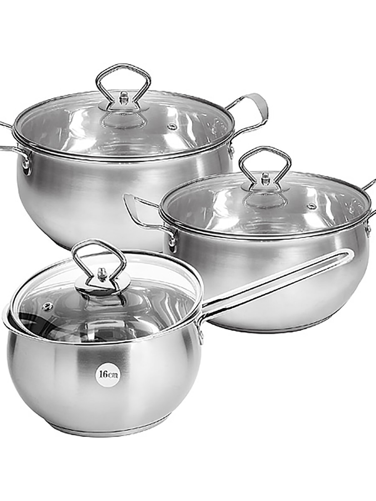 Набор посуды для приготовления MAYER&BOCH, нержавеющая сталь, 6 пр