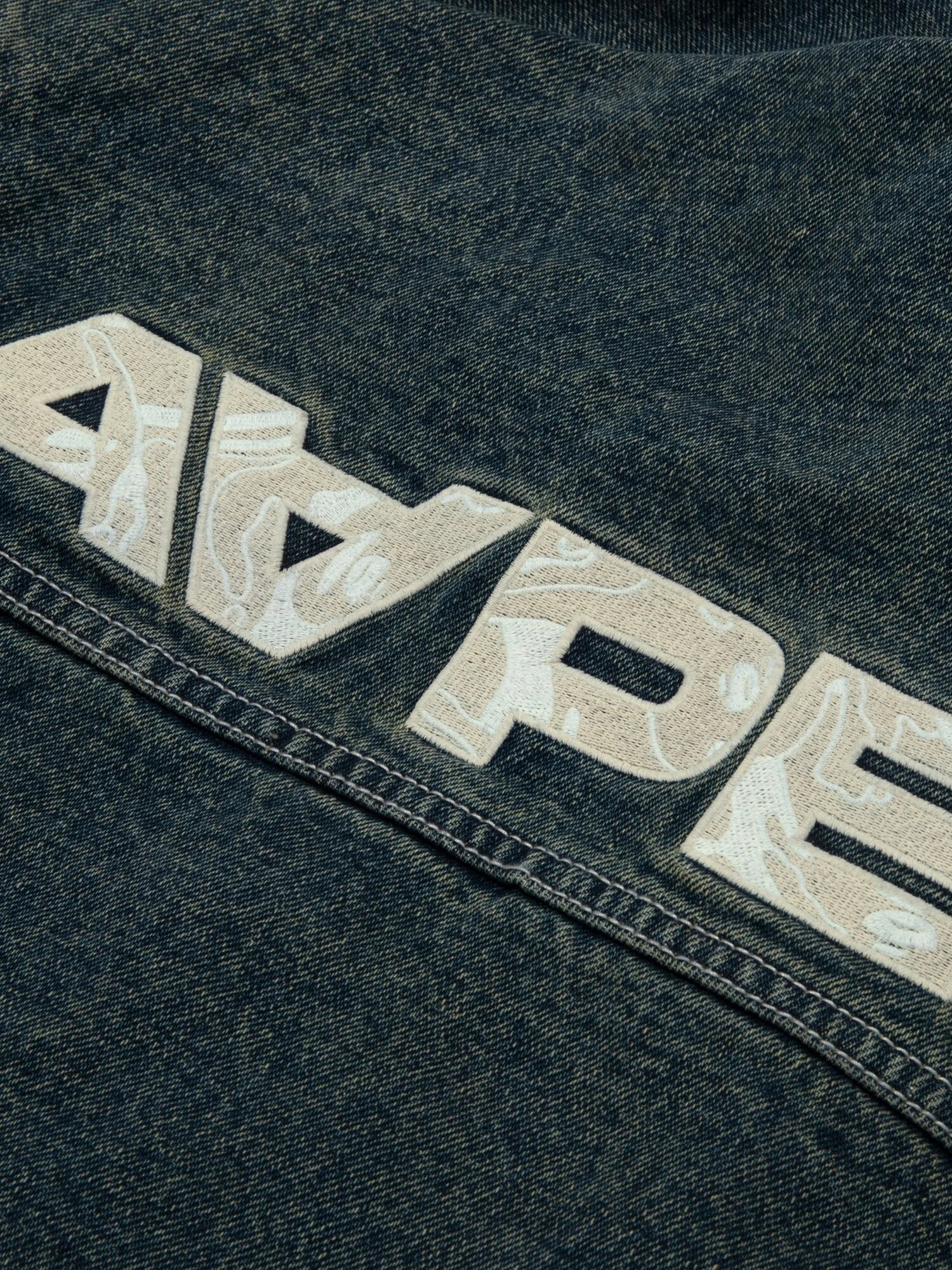 Куртка джинсовая AAPE BY A BATHING APE, размер M, синий — фото 1