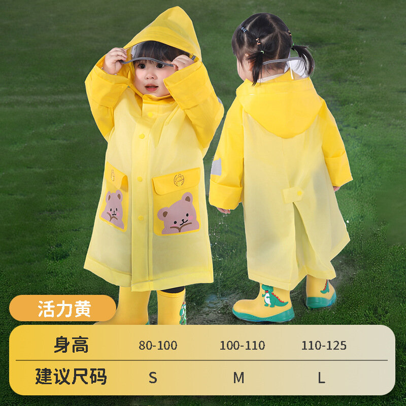 Детский дождевик для мальчиков и девочек, специальный для начальной школы и детского сада, новый мультяшный дождевик для малышей 2025 года