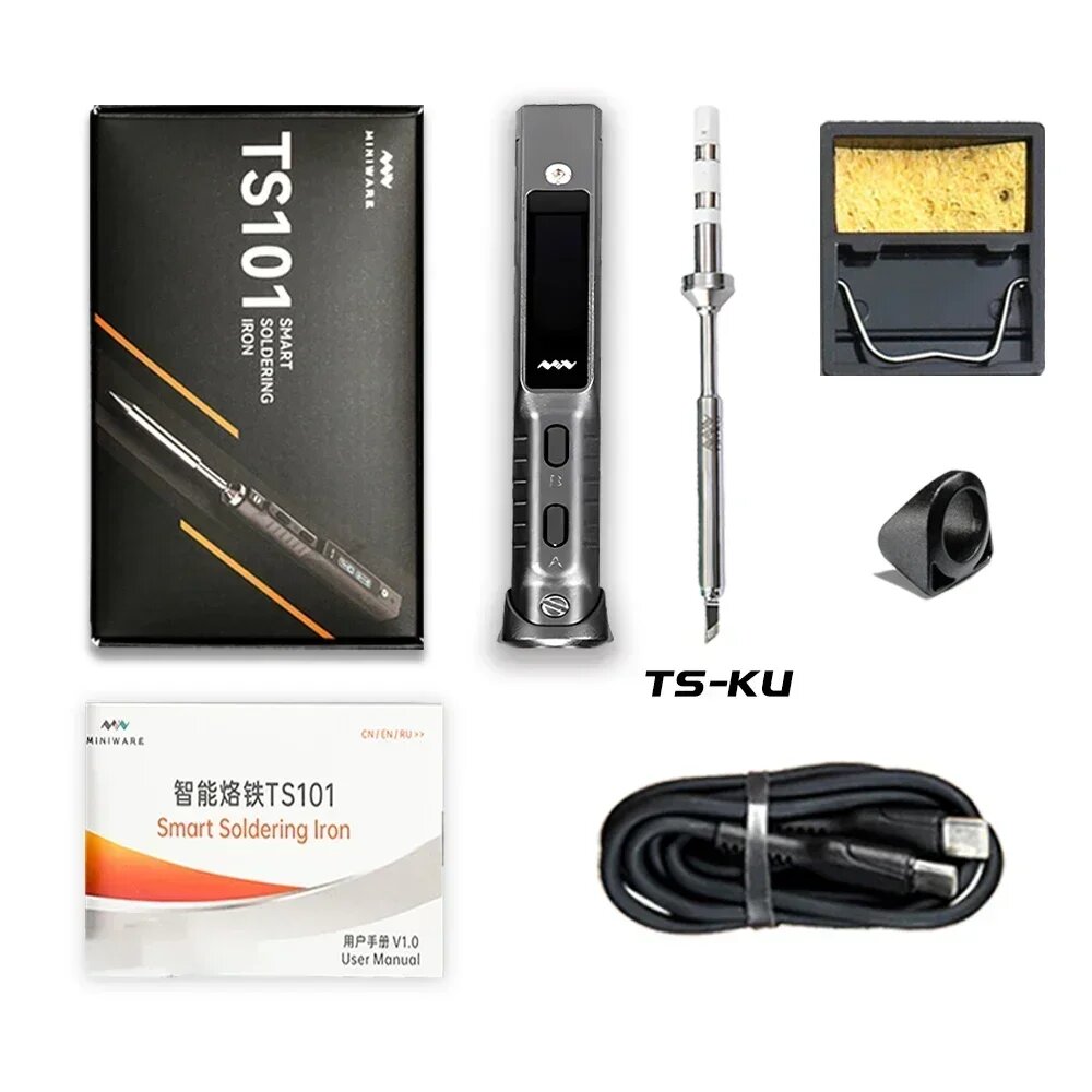 Паяльник электрический MINIWARE TS101, цвет TS-KU