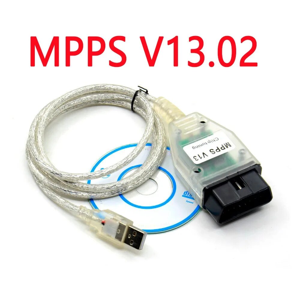 MPPS V13 Программатор ЭБУ SMPS MPPS V13.02 V13 K CAN Flasher Чип-тюнинг MPPsCable V13 Профессиональный диагностический кабель