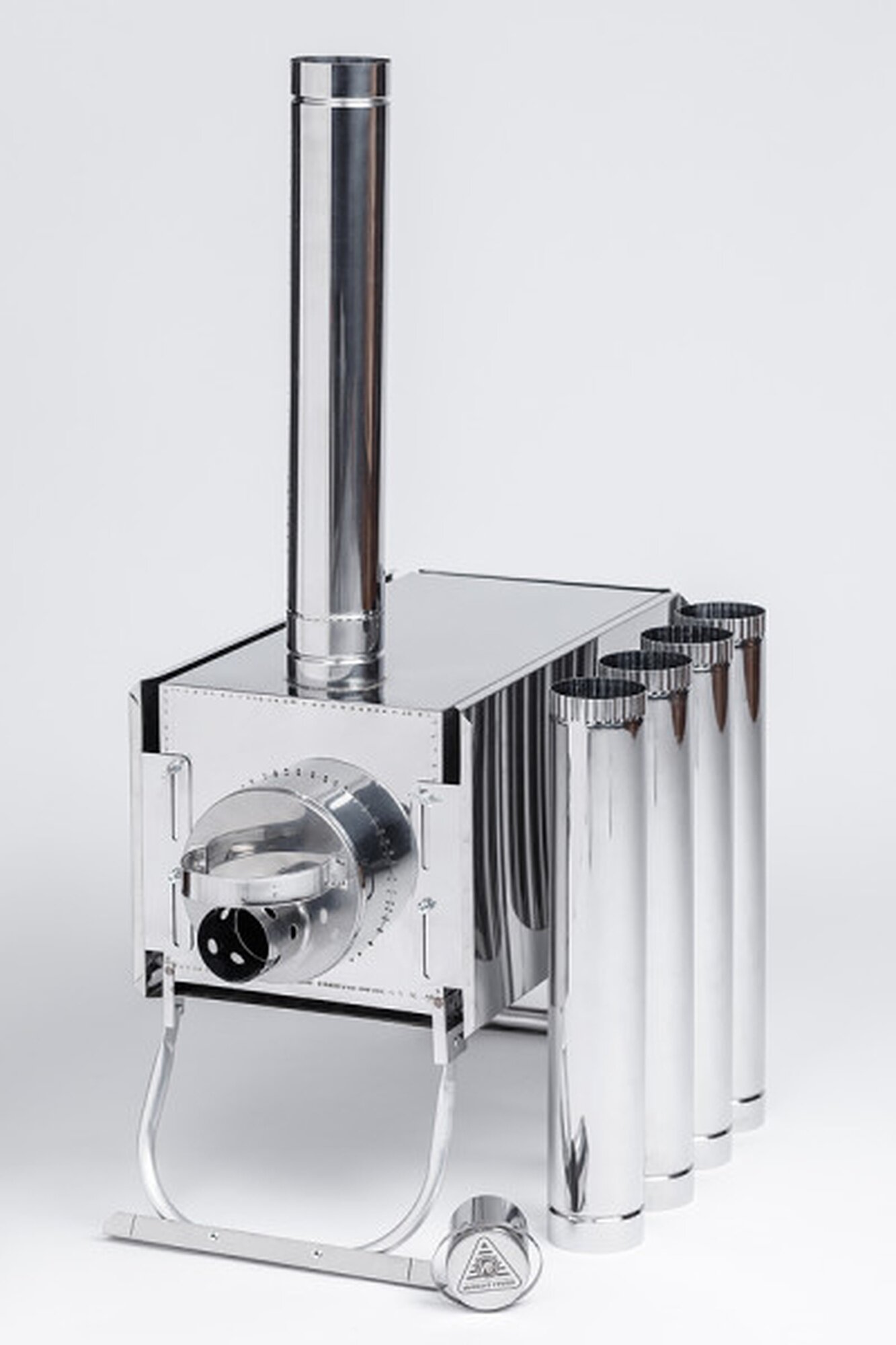 Печь-экономка Инвент Групп про "Инвент", с регулируемыми экранами, для палатки, напольная, 10 кг