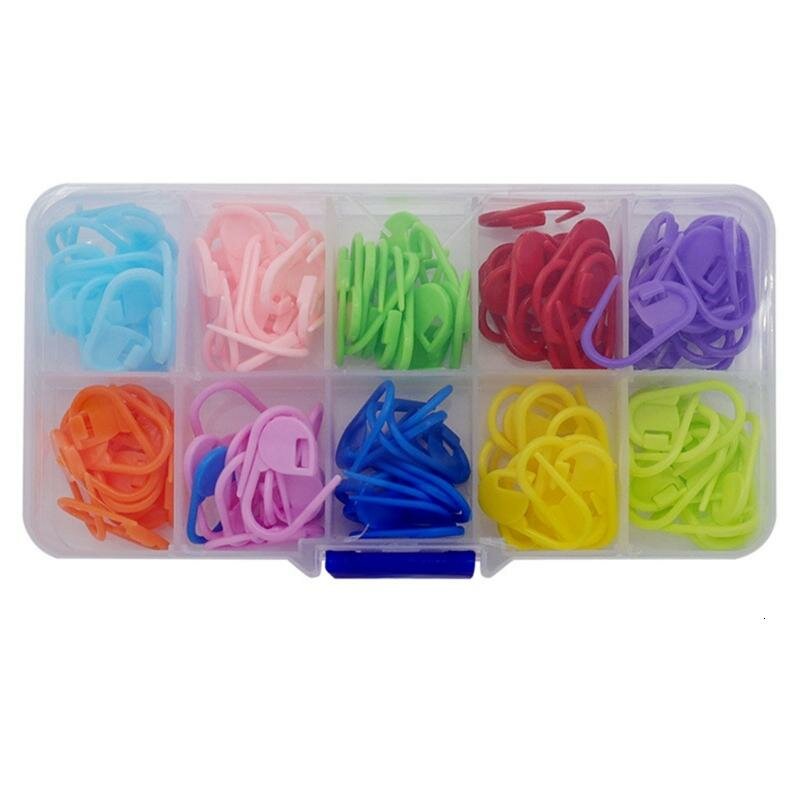 Булавки безопасные из нержавеющей стали, 120 пластиковых штифтов