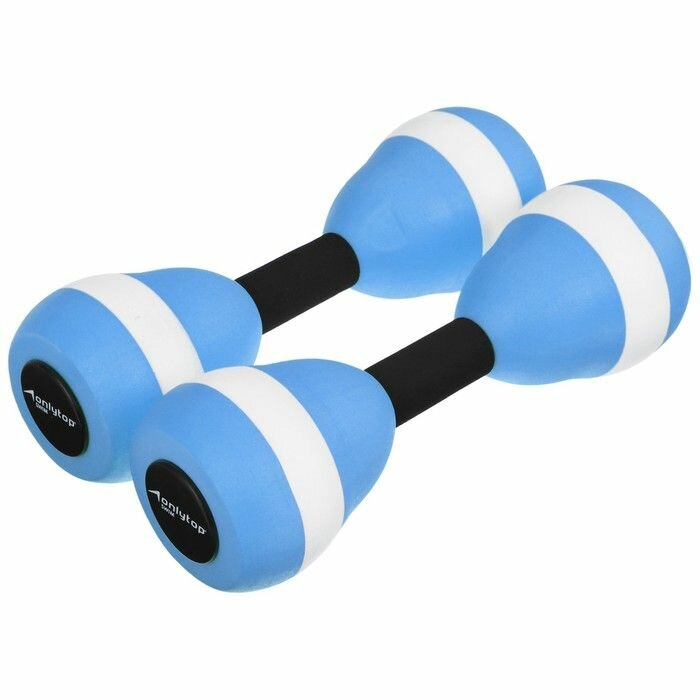 Гантели для аквааэробики, 2 шт, размер 27,5 х 9 см