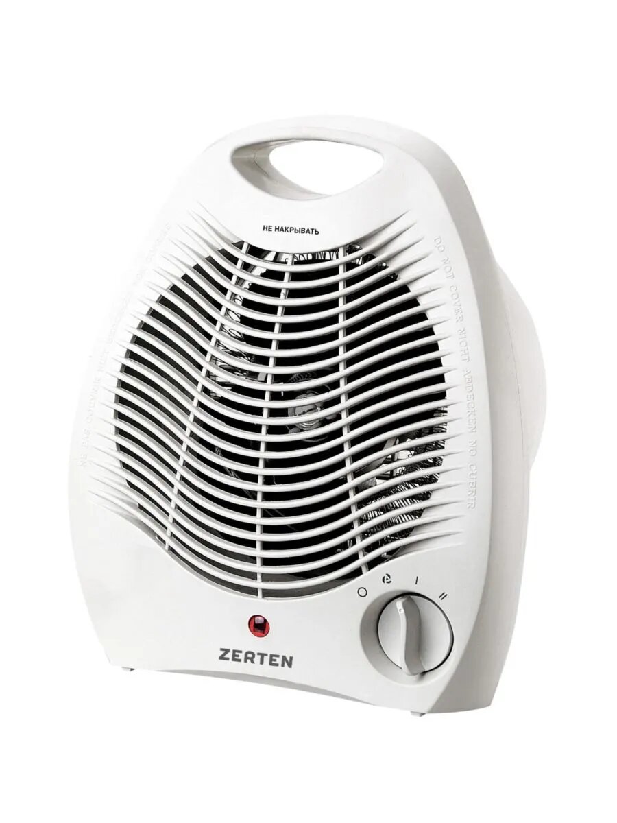 ZERTEN Тепловентилятор спиральный 2000 Вт 20 м2 ZTD-20