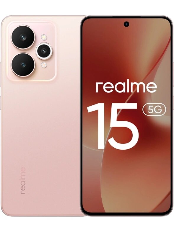 Смартфон Realme 15 RMX5106 12ГБ/256ГБ, розовый (6941764471658)