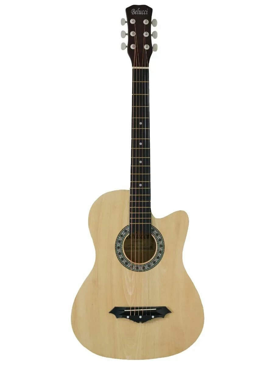 Гитара акустическая шестиструнная для начинающих BELUCCI BC3820 N FULL комплект