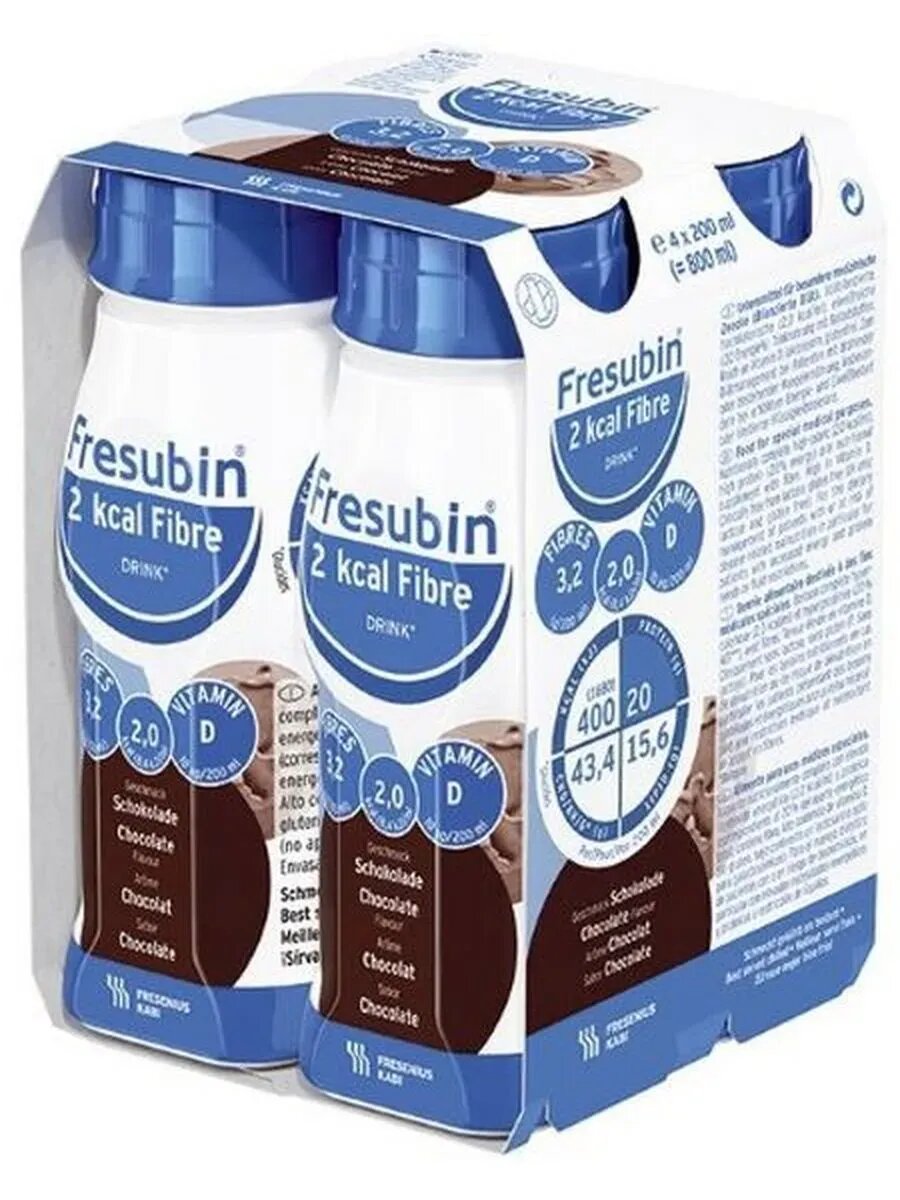 Фрезубин напиток 2 ккал со вкусом шоколада с пи 200мл -1шт.