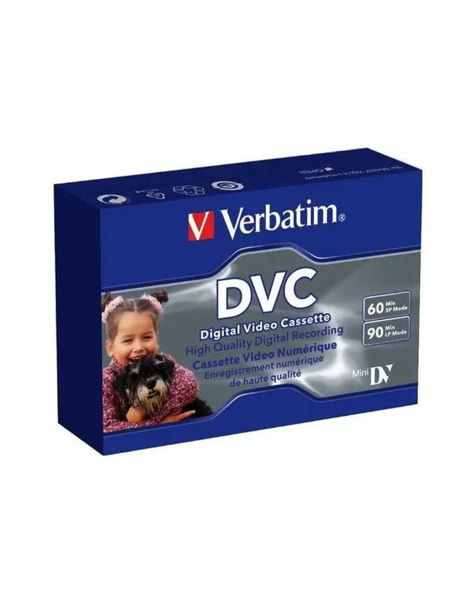 Видеокассета Mini DV Verbatim DVC 60 мин (60sp/90lp, 1шт)