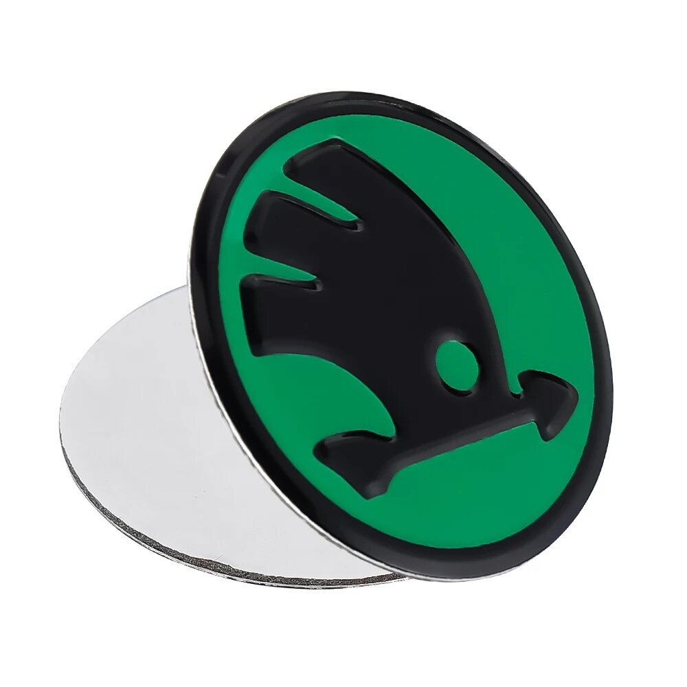 42/43 мм салон автомобиля, эмблема на руль, наклейка, аксессуар для Skoda Octavia 3 Mk1 green A