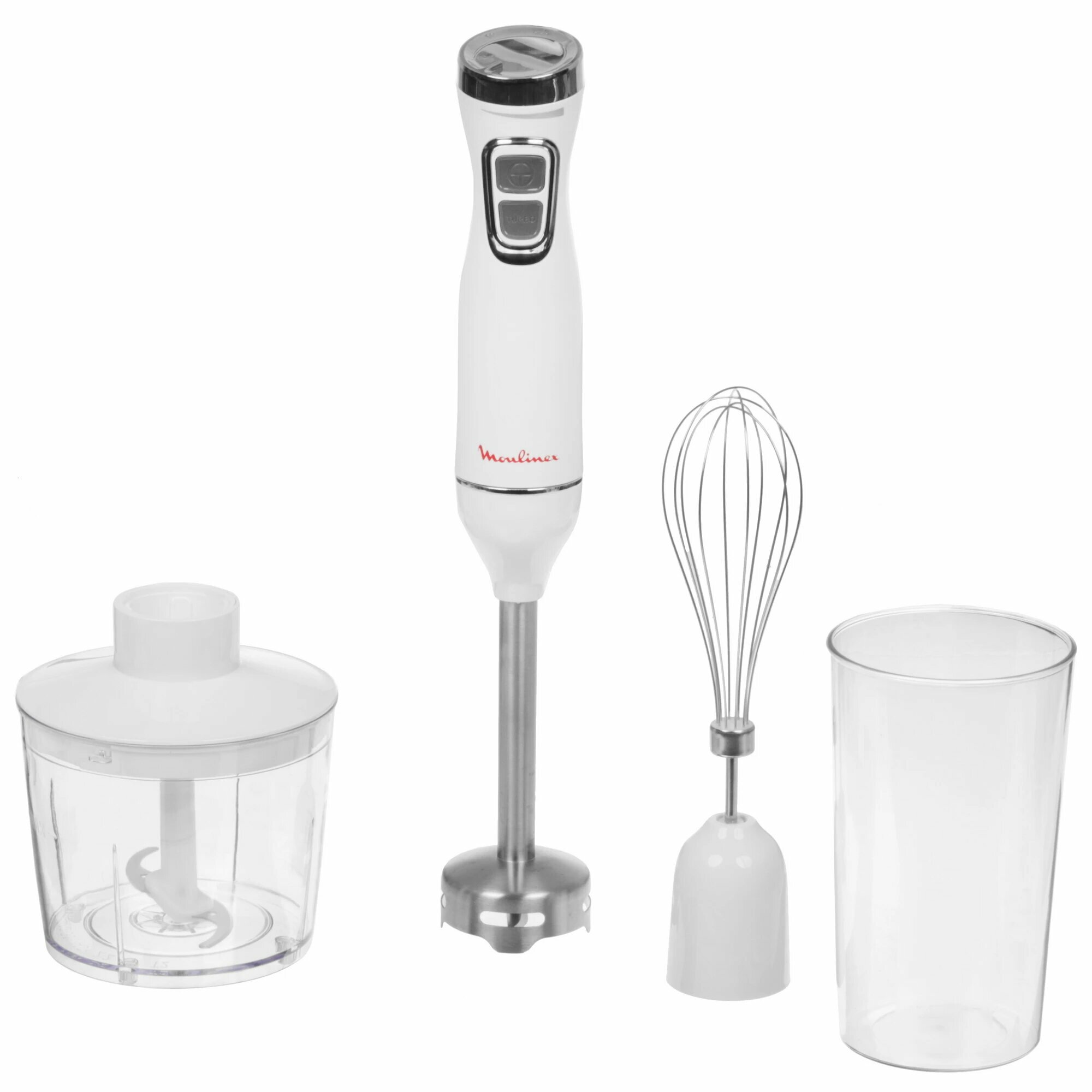 Блендер Moulinex DD5431F0, погружной, мощность 600 Вт, белый