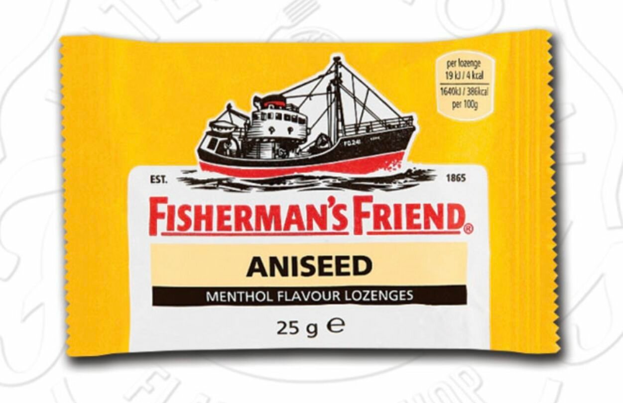 Леденцы без сахара Fisherman's Friend Aniseed Lozenges 25 гр 1 шт