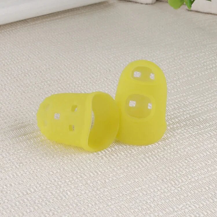 Силиконовые защитные накладки для пальцев гитары 4 шт. M-Yellow