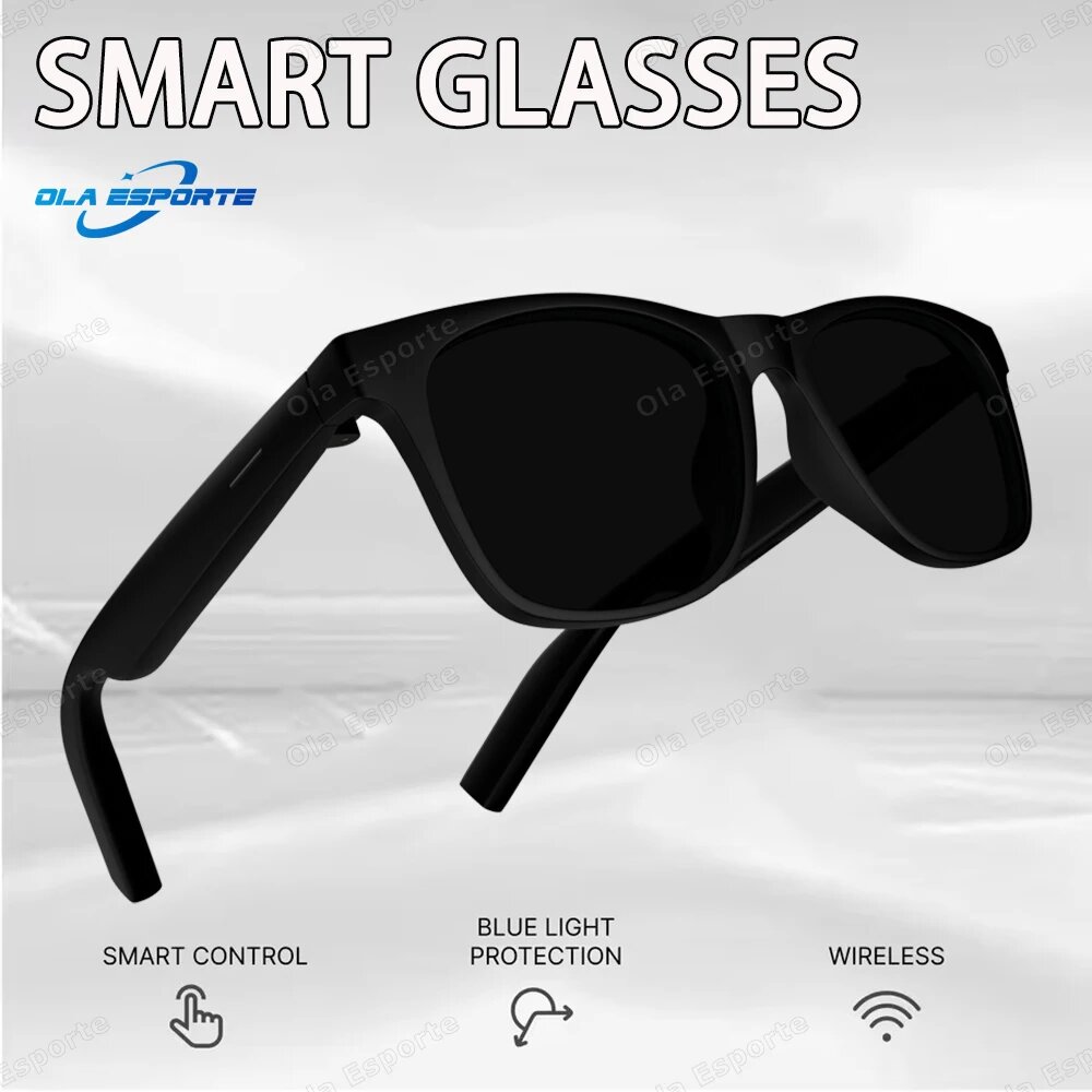 Ola Esporte Smart Glasses Bluetooth Bk-Bk