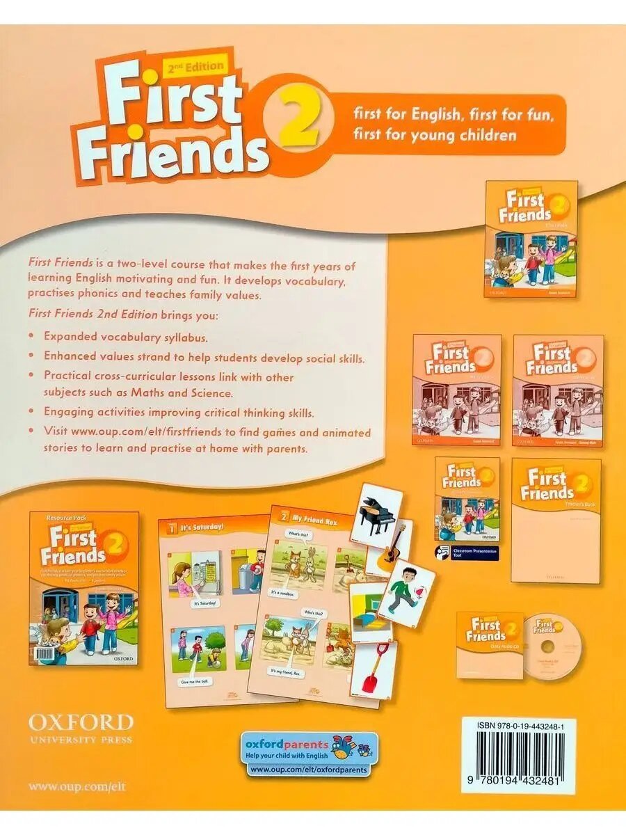First Friends (2nd edition) 2 Classbook | Oxford University Press — фото 1