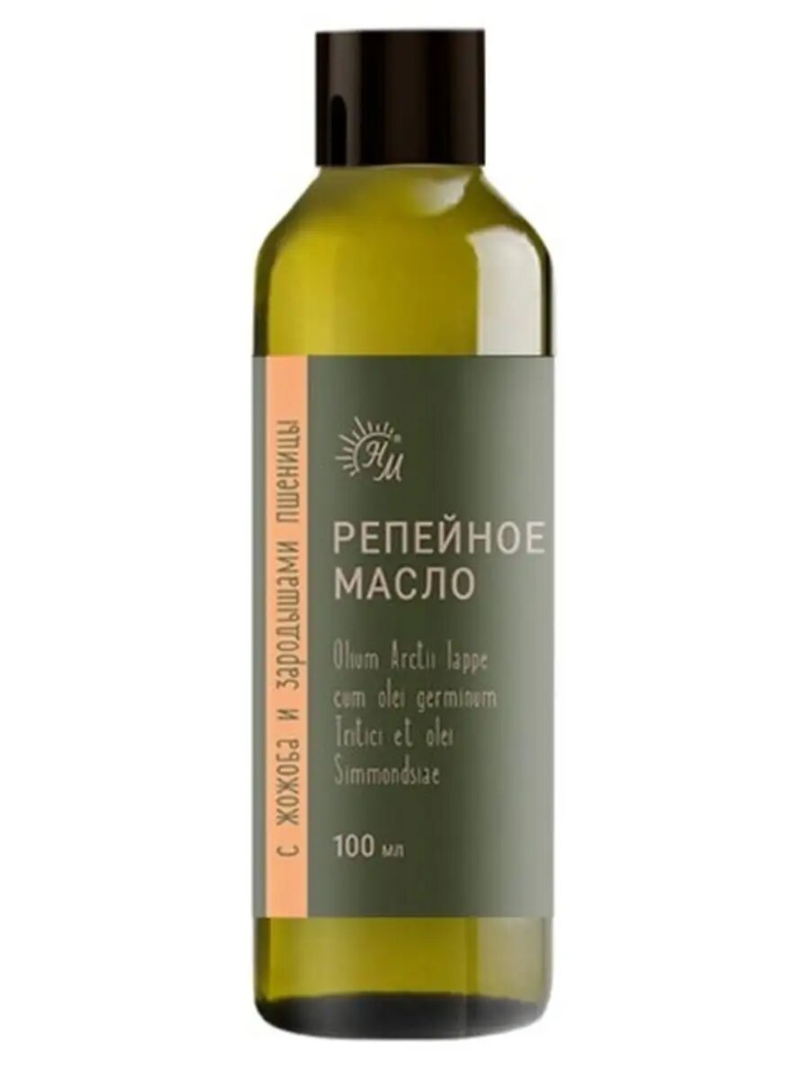 Репейное масло с маслами жожоба и зародышей пшеницы 100 мл