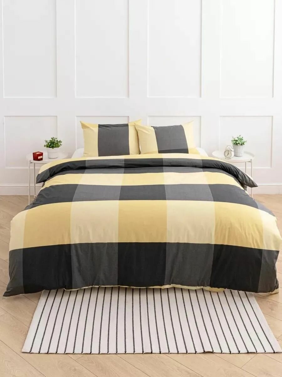 Постельное белье 2 спальное перкаль 200х200 аналог (брункрисла) икеа