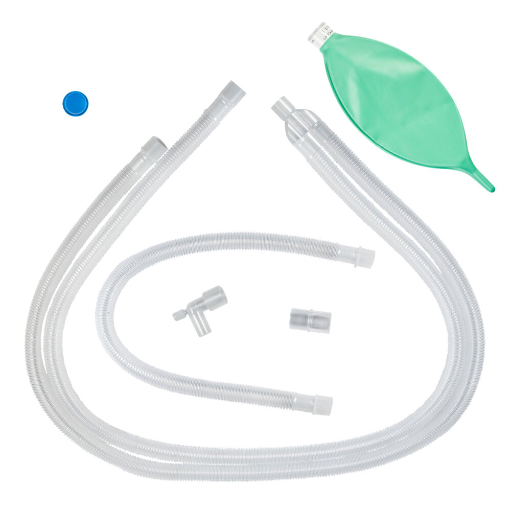 Контур дыхательный "Alba Healthcare" анестезиологический, детский 1,5 м, с мешком 1л