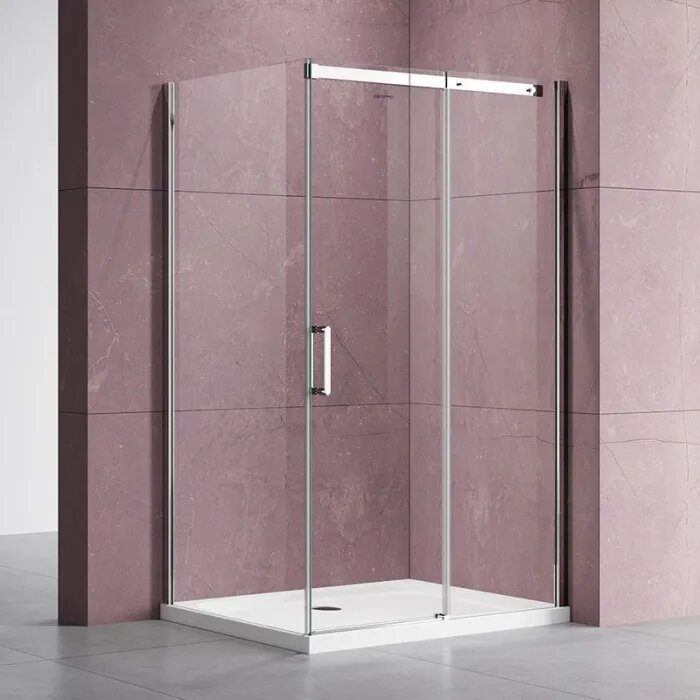 Душевой уголок Vincea Dice VSR-4D9016CL 160х90 см, профиль хром