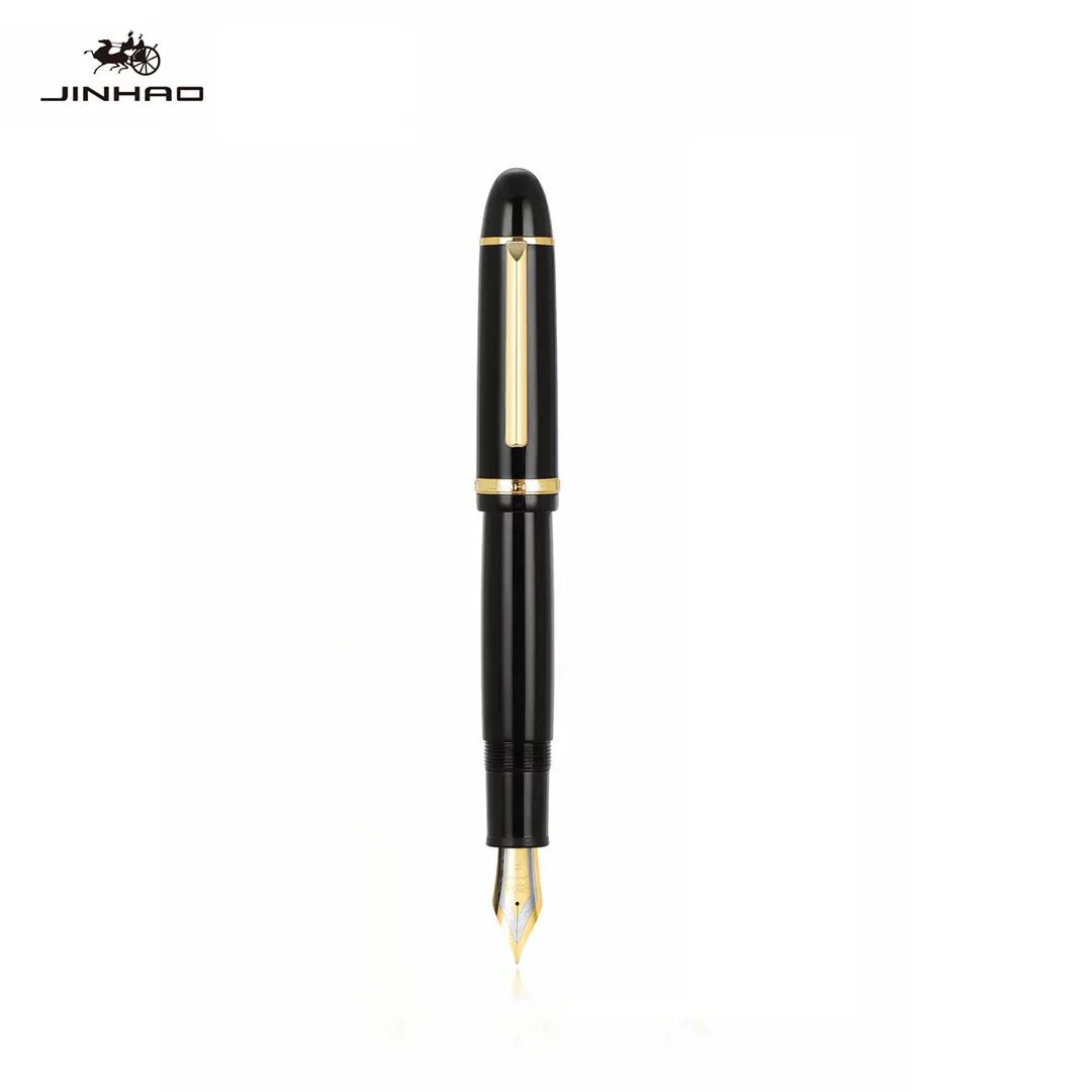 Перьевая ручка Jinhao X159 M 0.8MM, Black-Gold Clip