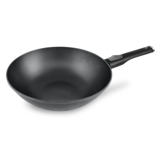 Сковорода-вок Нева Металл Посуда НМП арт. 3130W со съемной ручкой, 30 см