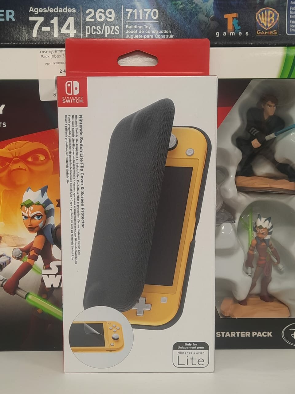 Чехол Nintendo Switch Lite Flip Cover and Screen Protector (Official)(SPC)