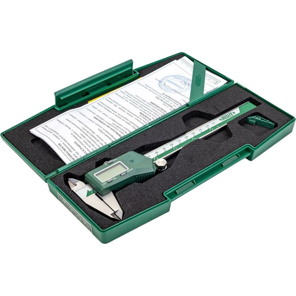 Штангенциркуль INSIZE Шцц-150 0.01мм/0.0005 вылет губок 40мм с роликом 1108-150