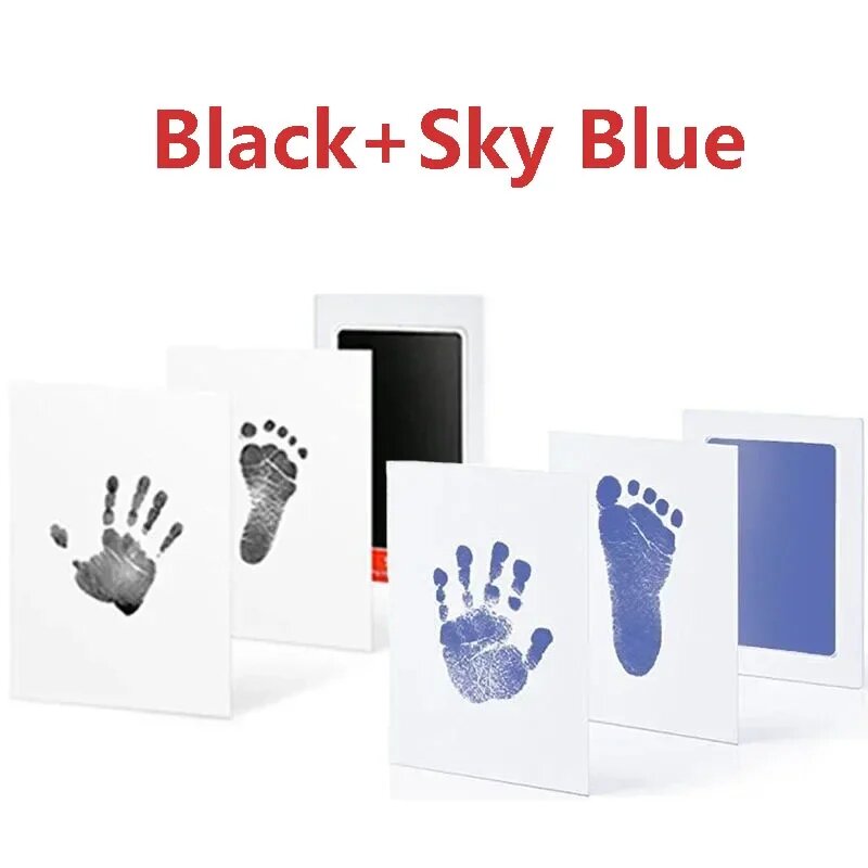 Набор для отпечатков ручек и ножек, Black1 Skyblue