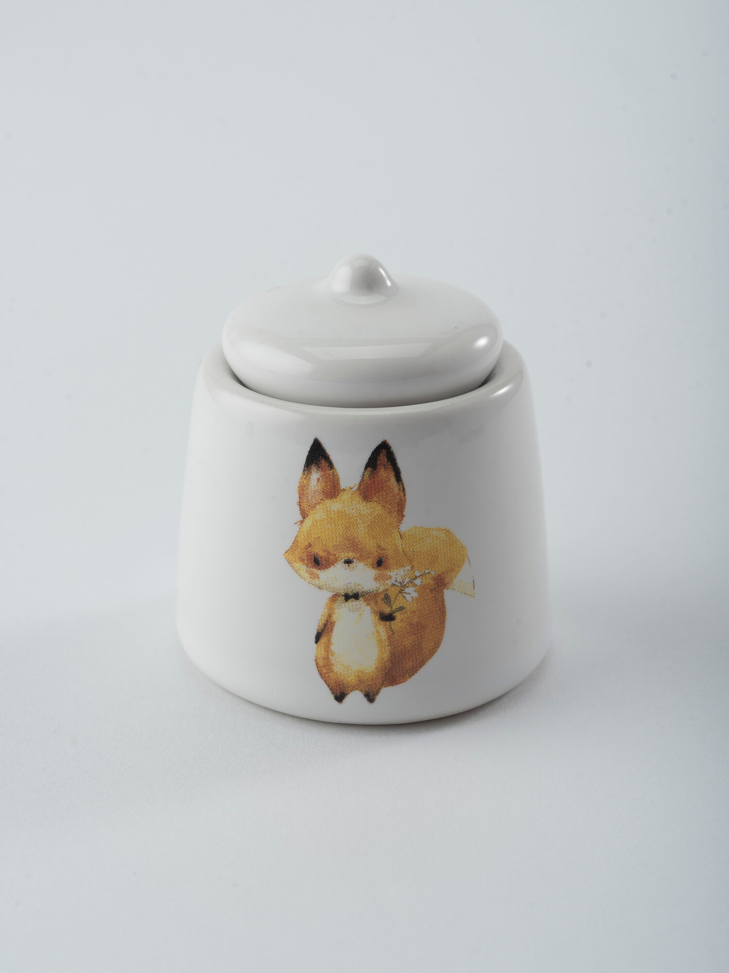 Чернильница-непроливайка Hill & Mill "Лисичка", фарфор, для каллиграфии