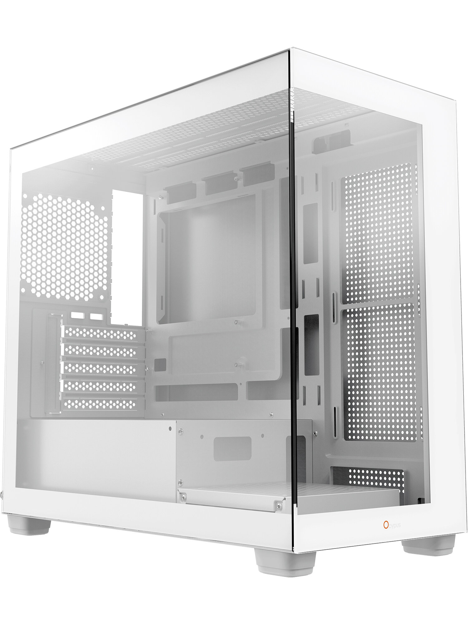 Корпус для ПК без БП OCYPUS Gamma C52 WH White (Gamma-C52-WHD000XX-GL)