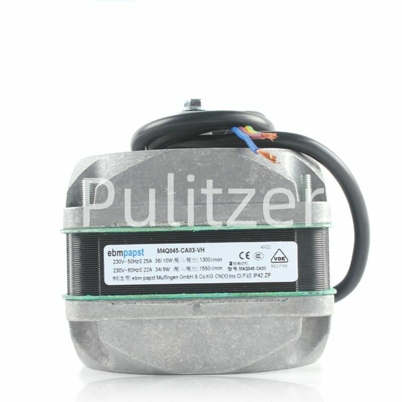 Ebmpapst M4Q045-CA03-VH 230 В 36/10 Вт 45 мм Водонепроницаемая крышка морозильной камеры полюсный двигатель двигателя