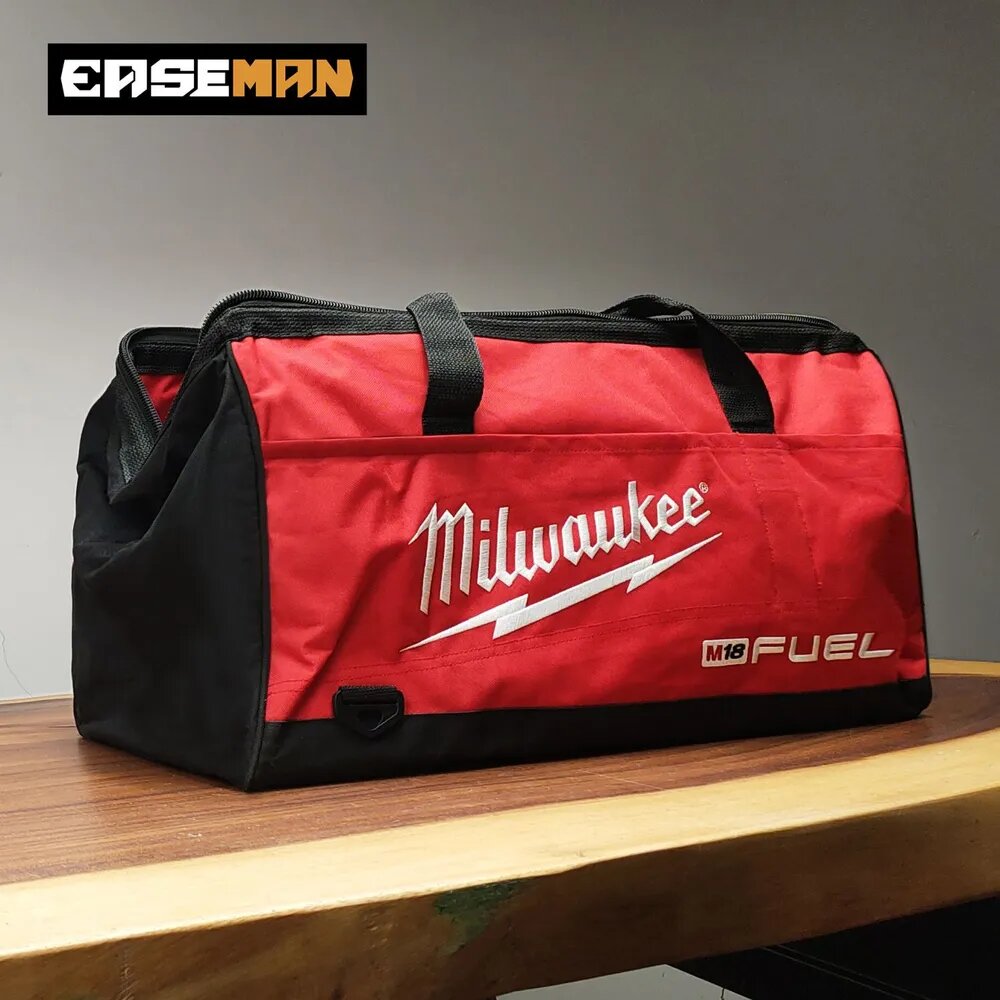Сумка для инструментов Milwaukee M18 FUEL, красная, эргономичные ручки, 50x30x30 см — фото 1