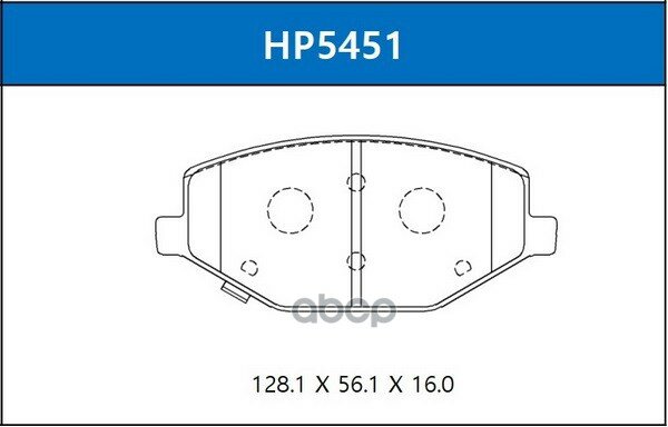 Колодки тормозные дисковые передние GEELY Coolray SX-11 18- HSB арт. HP5451