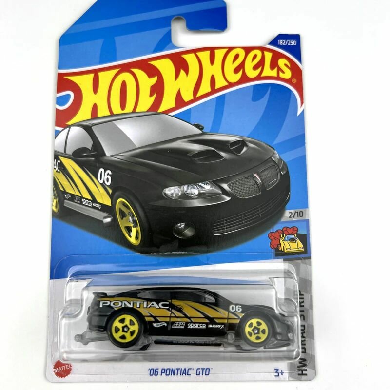 Машинка базовая Hot Wheels 06 Pontiac GTO черный