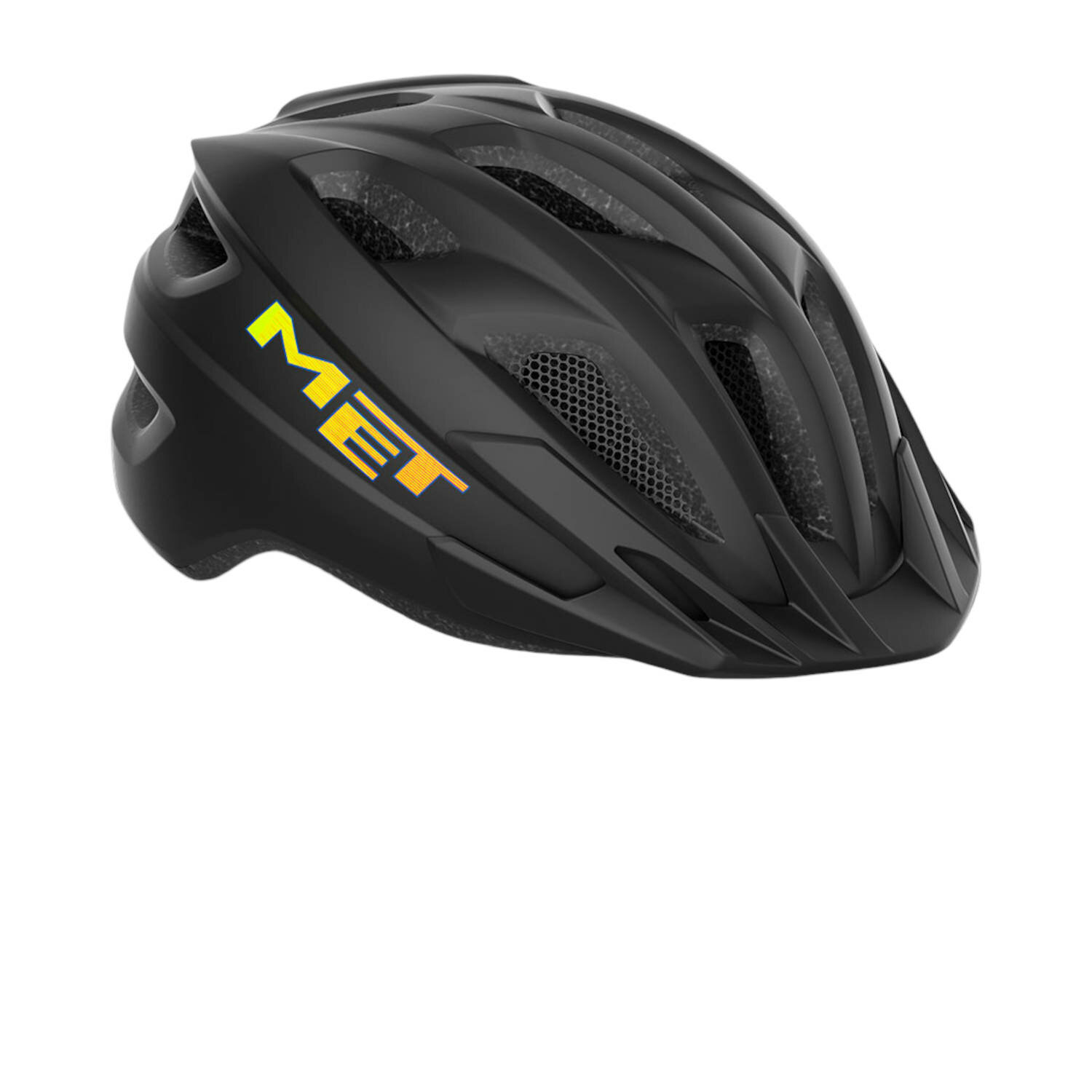 Велошлем MET Crackerjack Black Matt (см:52-57)