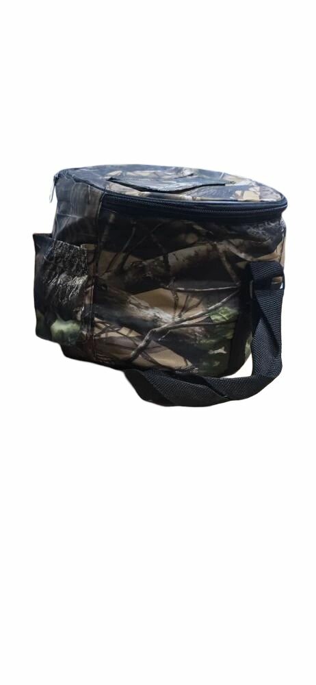 Набор жерлиц с угловой стойкой в круглой сумке 10 шт (черные катушки, d85mm), фирма Три Кита