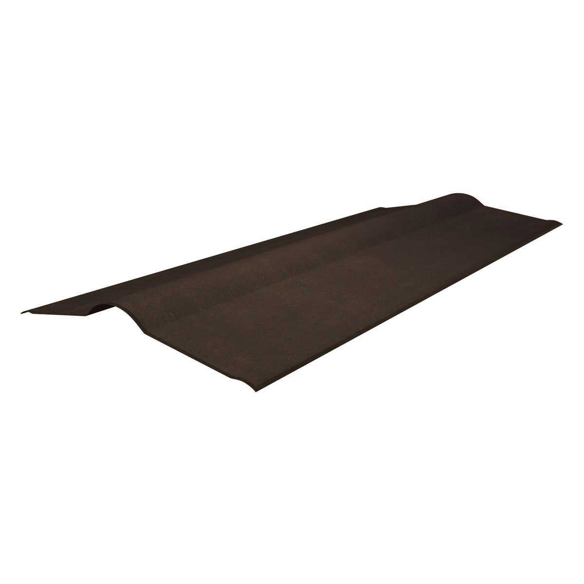 Коньковый элемент Ондулин 100х42 см, коричневый, ондулин