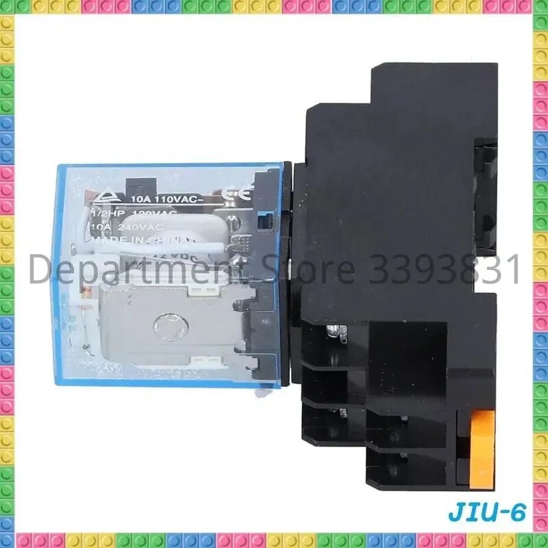 Электромагнитные силовые реле для автоматизации 10A 110VAC/240VAC DIN-рейка