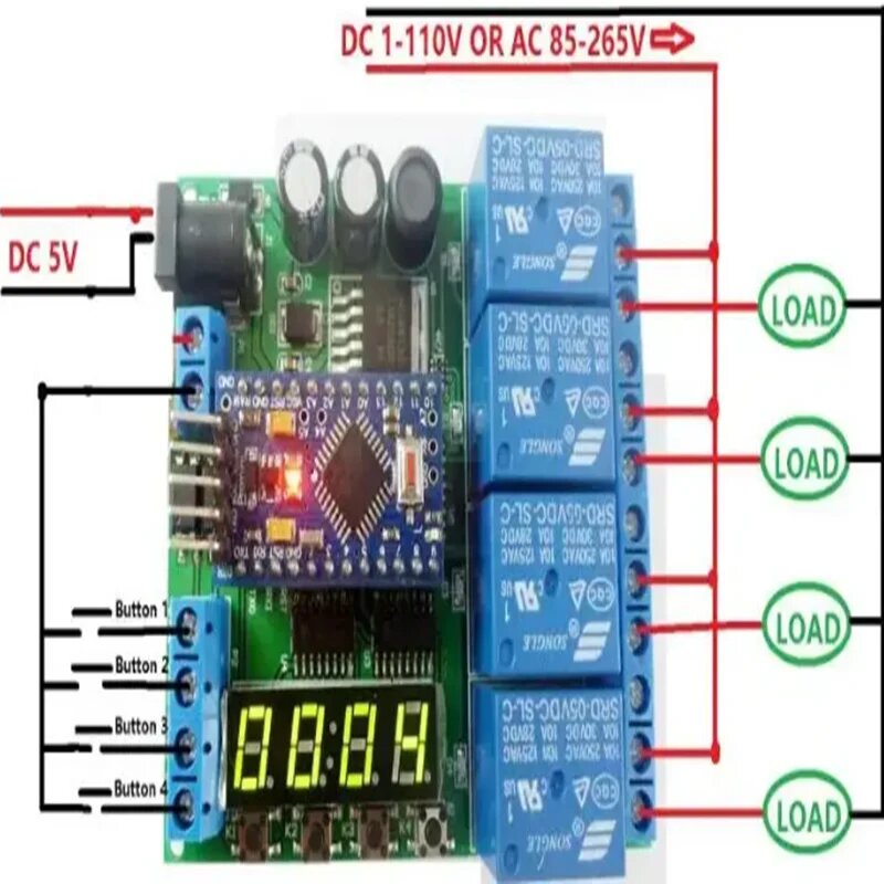 PLC модуль IO22C04 для Arduino — фото 1