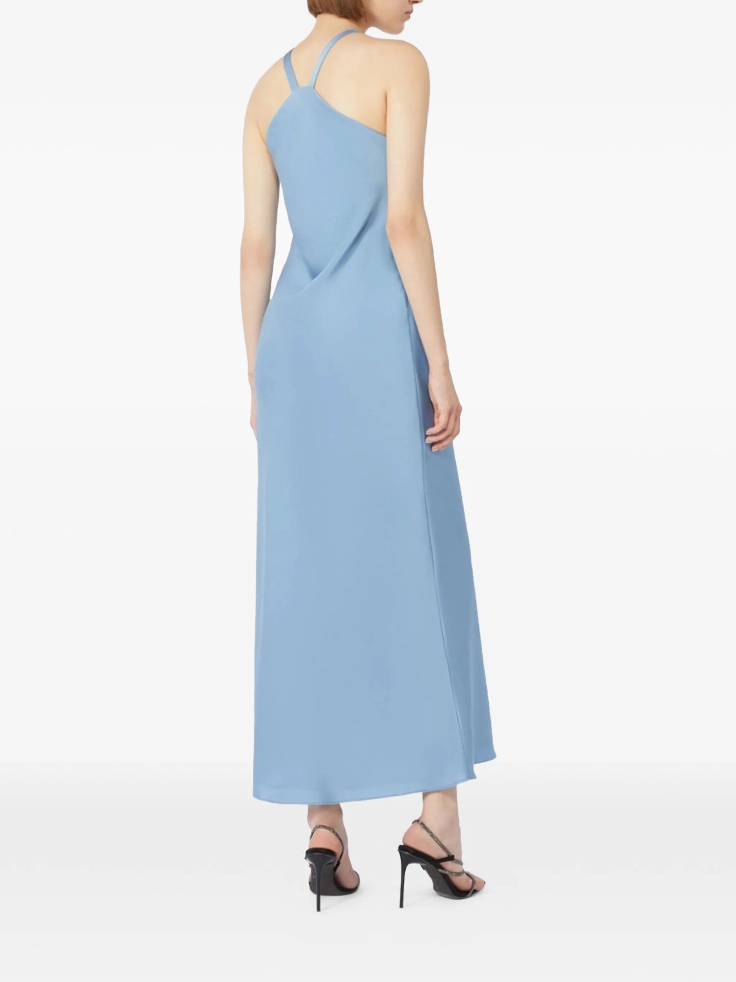 Платье Max Mara Satin dress, размер 42, blue — фото 1